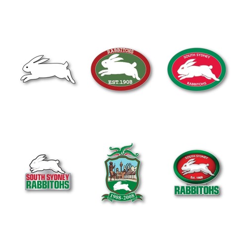 South Sydney Rabbitohs Logo NRL Pin Set | eBay