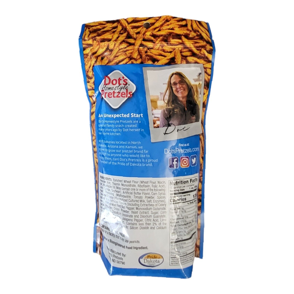 Dot's Homestyle Pretzels SOUTHWEST SEASONED Twists Bold Zesty Sticks ...