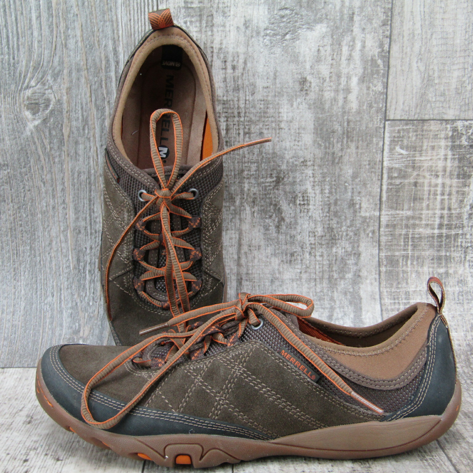 Merrell Mimosa Glee Mocha Sneakers Hiking Trail Shoes… - Gem