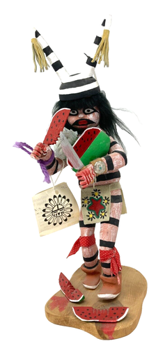 Hopi Koyala Clown Kachina Doll by Tony Espinoza Signed 16.5" Large ...