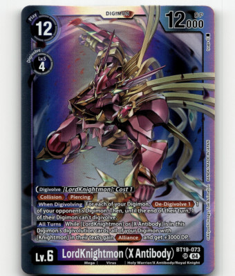 Digimon CCG LordKnightmon (X Antibody) - Release Special Booster 2.0 | eBay