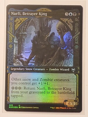 Narfi, Betrayer King NM - SHOWCASE FOIL UNCOMMON [Kaldheim] MTG | eBay