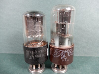 RCA & Hytron (FOMOCO) 6X5 One Brown Base Vacuum Tubes Amplitrex Tested ...