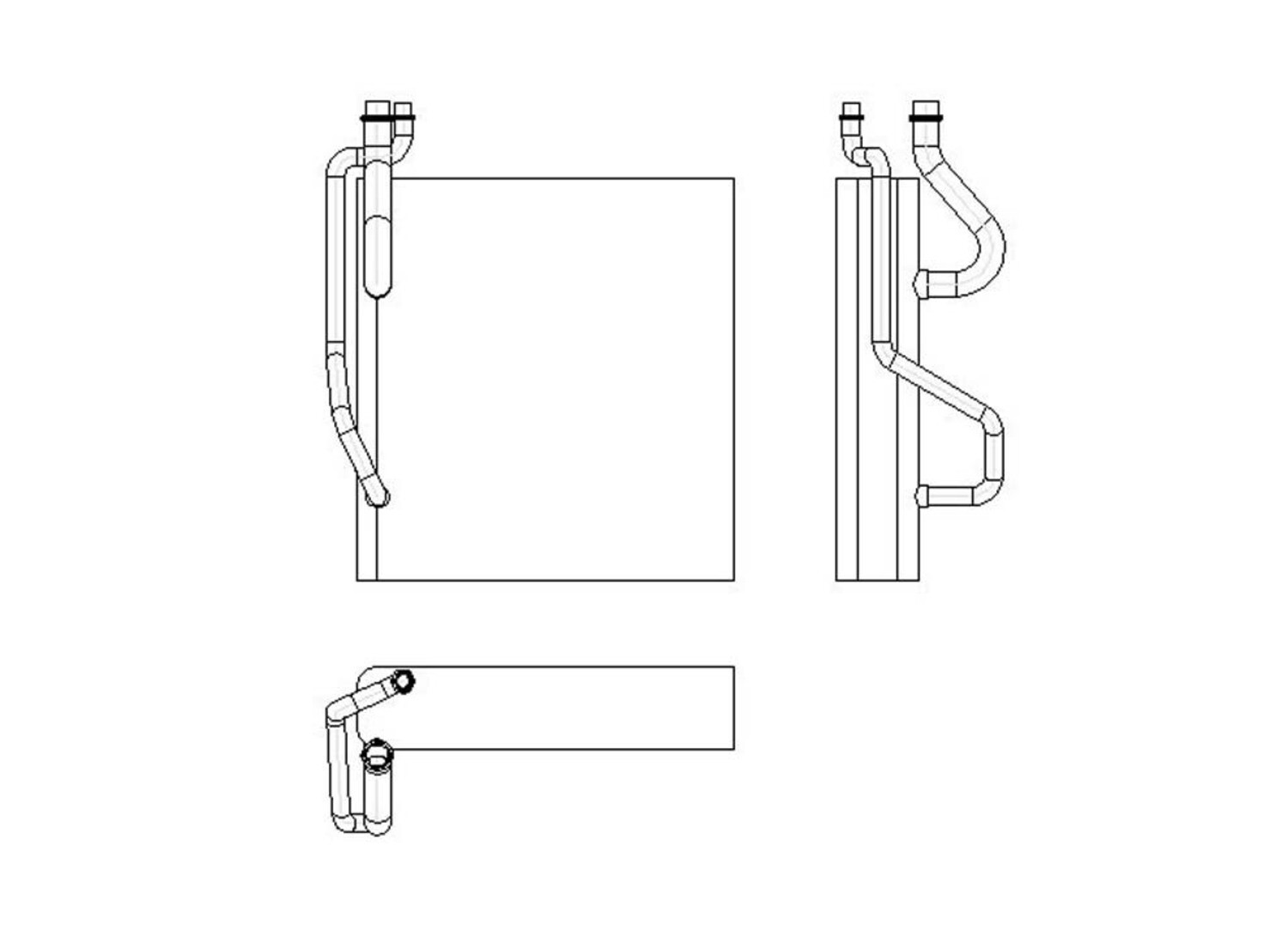 New AC Evaporator for 03-07 Chevy Silverado/03-07 GMC Sierra Pickup ...