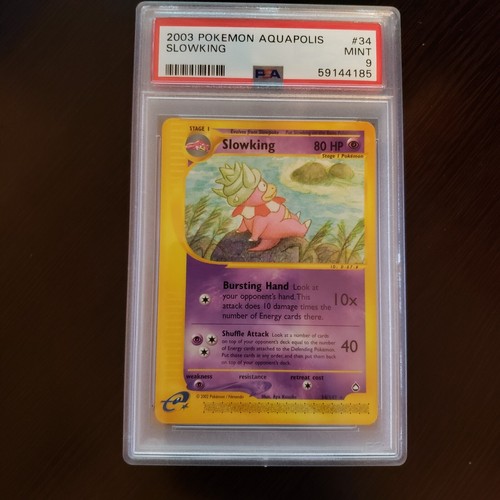 Slowking PSA 9 Aquapolis E-Series Mint Rare Pokemon Card | eBay