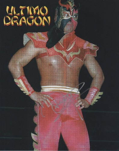 Ultimo Dragon Signed 8x10 Photo WCW Wrestling Japan Lucha Libre WWE ...
