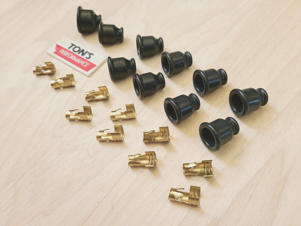 10 Straight socket style Spark Plug Distributor Magneto Coil Terminal ...