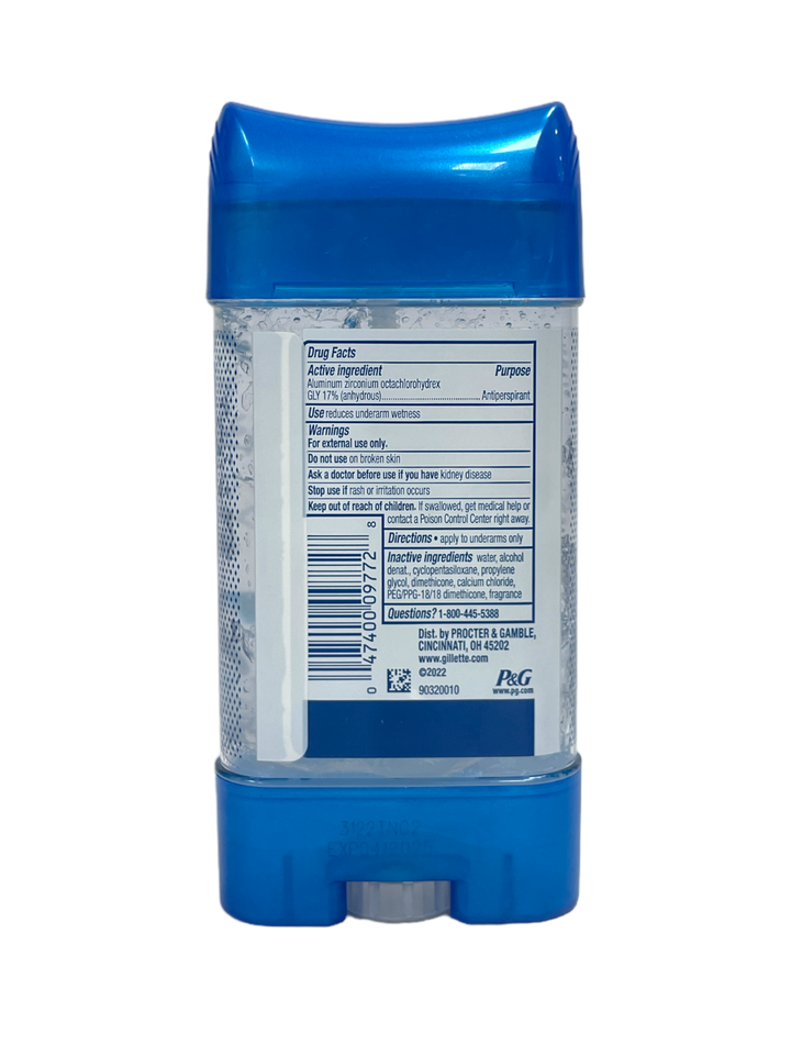 *Gillette Clear Shield Antiperspirant-Deodorant (3.8oz/107g) New As ...