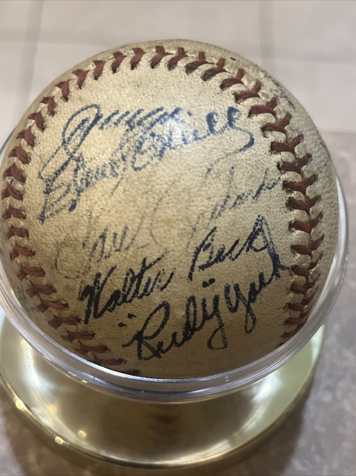 *Rare* 1944 Detroit Tigers Autographed Baseball signed by Players ...