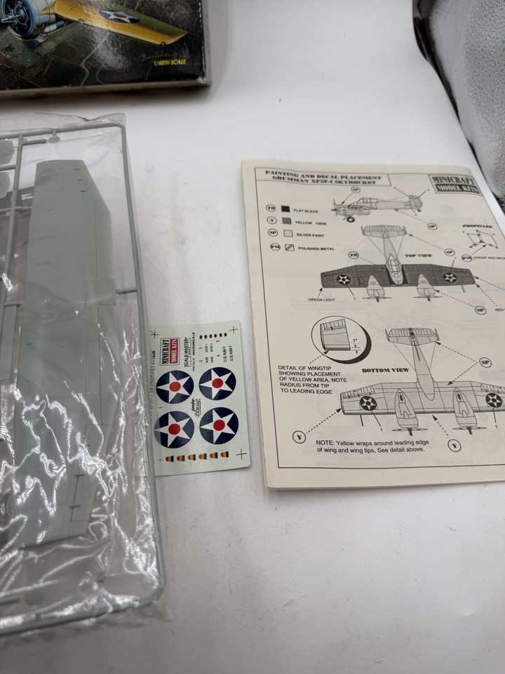1998 Minicraft Grumman XF5F-1 Skyrocket 1:48 Scale Kit #11626 🌟New ...