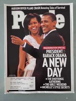PEOPLE MAGAZINE Feb 2, 2009 PRESIDENT BARACK OBAMA INAUGURATION COVER ...