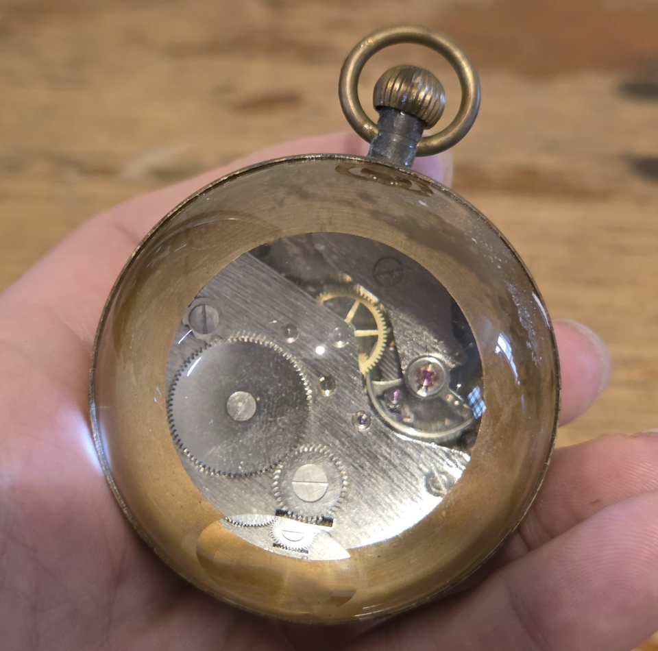 OMEGA GLASS GLOBE BALL CLOCK - PAPERWEIGHT DESK ORNAMENT | eBay UK