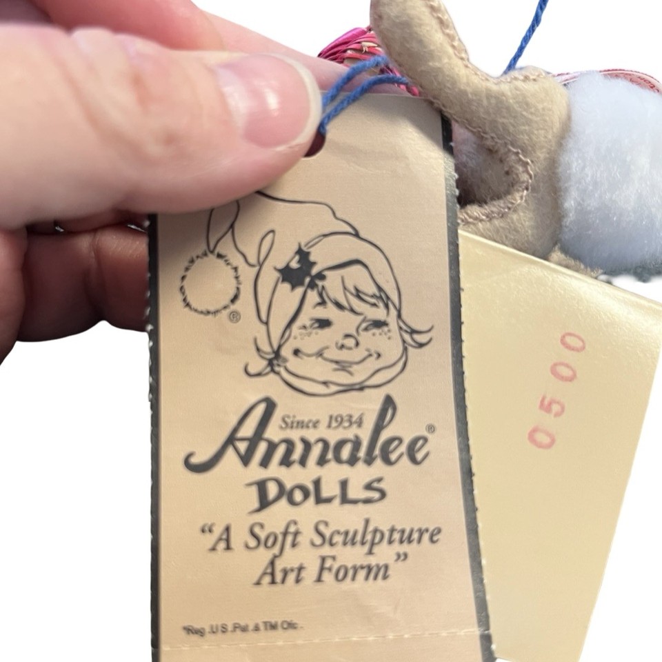 Vintage Annalee Dolls 3" Easter Bunny 1996 Eyes Closed #0500 With Tags ...