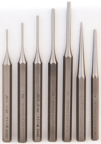 Gun Care Steel Punch Set, Gunsmith Tools & Accessories, 7 Piece Set ...