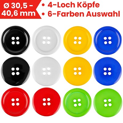 Grosse Knöpfe Bekleidung Groß Knopf Wäscheknopf Bastelknopf DIY ...