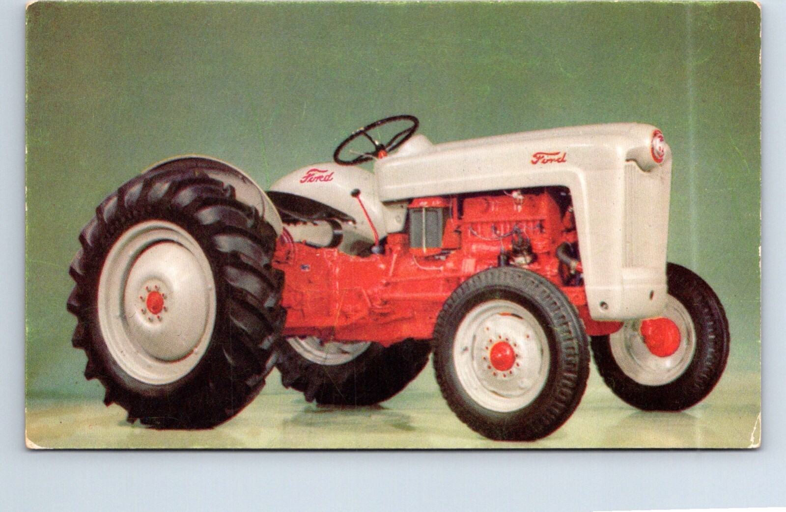 Postcard Ford Tractor Farming Golden jubilee Model Dearborn Implements ...
