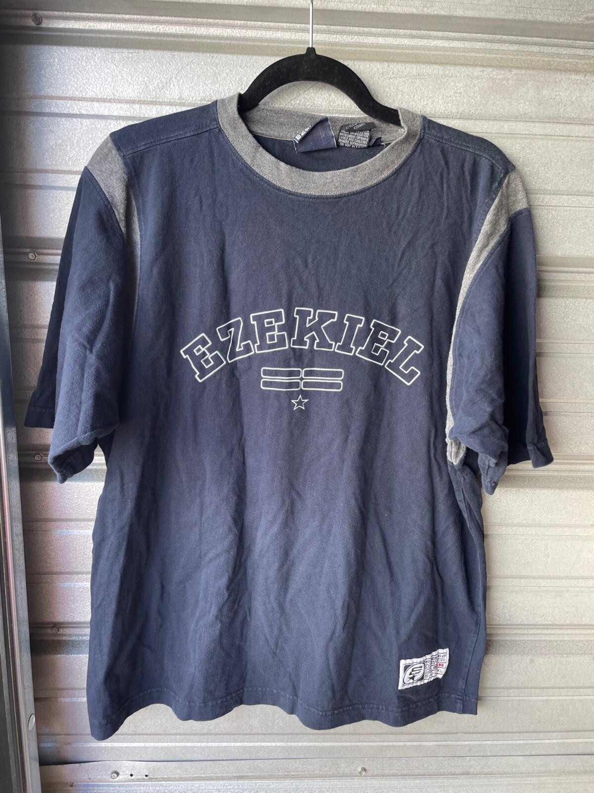 Vintage 1990's Ezekiel Skateboards Brand Logo Skate N… - Gem