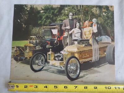 The MUNSTERS Cast/Koach & Dragula HOT ROD Original Magazine 1966 page ...