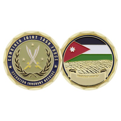 JORDAN OIR OPERATION INHERENT RESOLVE 1.75" CHALLENGE COIN | eBay