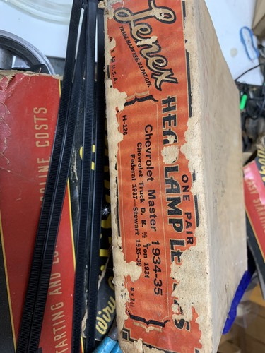 NORS Chevrolet Master Truck D.B. Federal Stewart HEADLAMP LENS H-126 ...