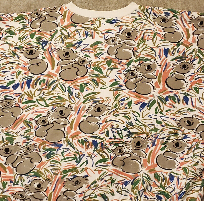 VINTAGE KEN DONE Koala All Over Print Sweatshirt LARG… - Gem