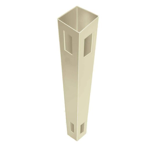 Veranda Vinyl Fence Corner Post 5"x5"x108" Routed Water Resistant Sand ...