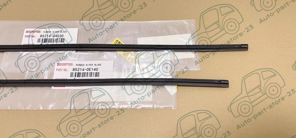 GENUINE PAIR FACTORY FRONT WIPER RUBBER INSERTS FIT FOR 2016-2023 ...