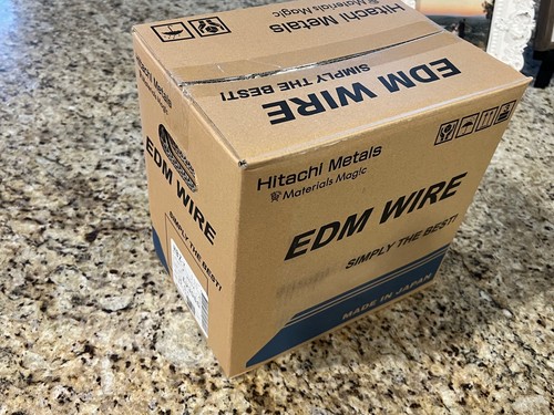 35LBS Hitachi HBZ-K Spooled EDM Hard Brass Wire 0.25mm 0.010" K-200X+A ...