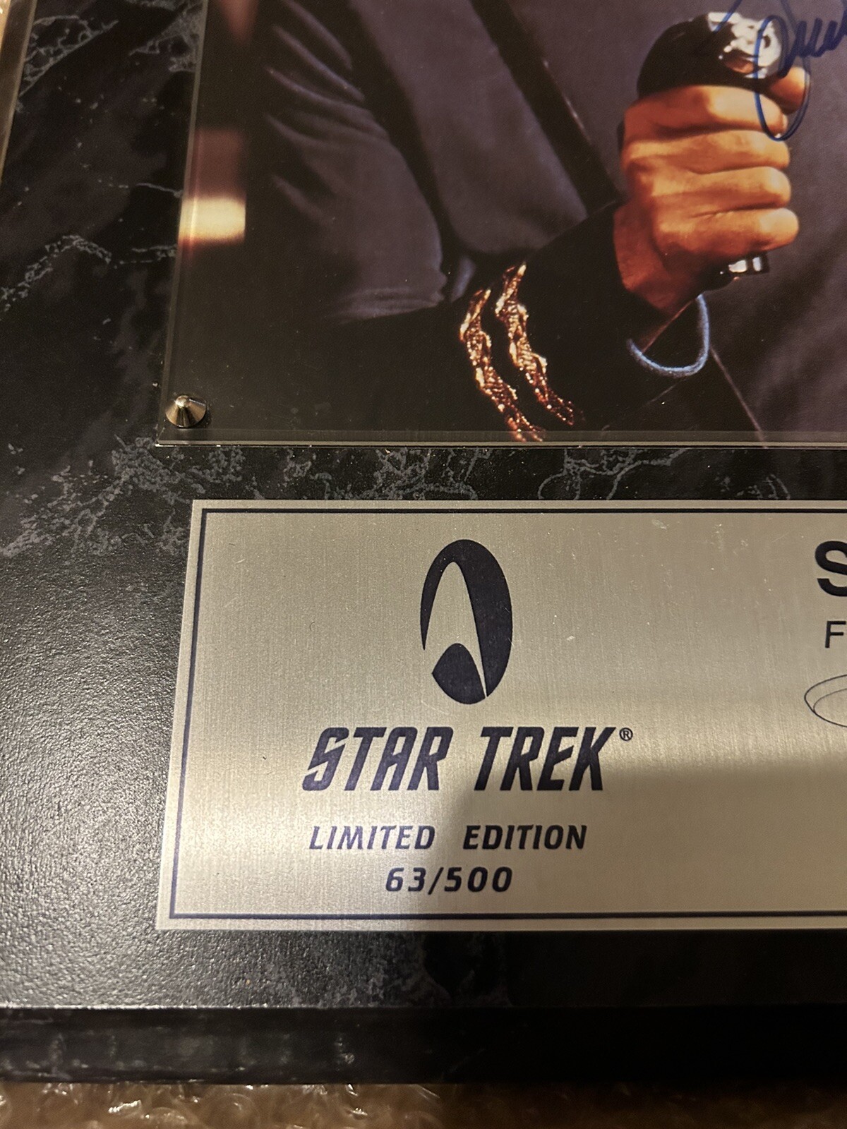 Star Trek Spock First Officer AUTOGRAPHED Plaque #63/500 | eBay