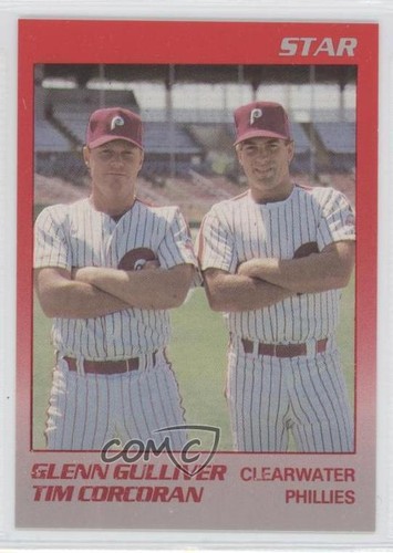 1989 Star Clearwater Phillies Glenn Gulliver Tim Corcoran #26 | eBay