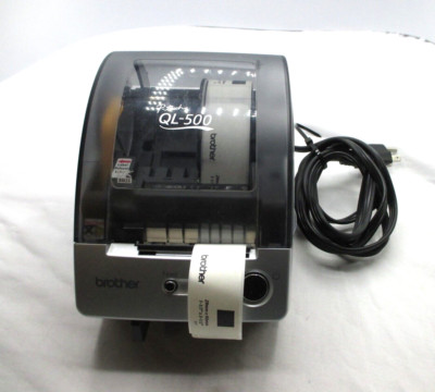 Brother P-Touch QL-500 Label Maker Printer with Cable and Labels | eBay