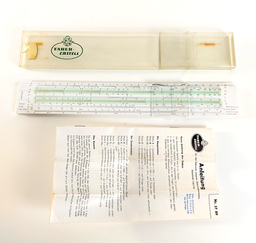 Faber Castell 57/89 Slide Rule - Made in Germany 1960s | eBay
