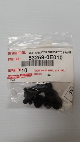 LEXUS / TOYOTA OEM FACTORY ENGINE COVER CLIPS X10 53259-0E010 | eBay