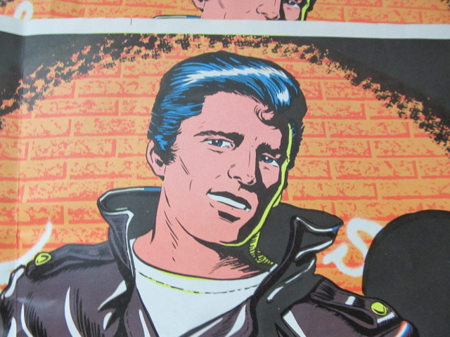 THE FONZ - POSTER 23 X 29 - VINTAGE TV STAR HENRY WINKLER - BLACK LIGHT ...