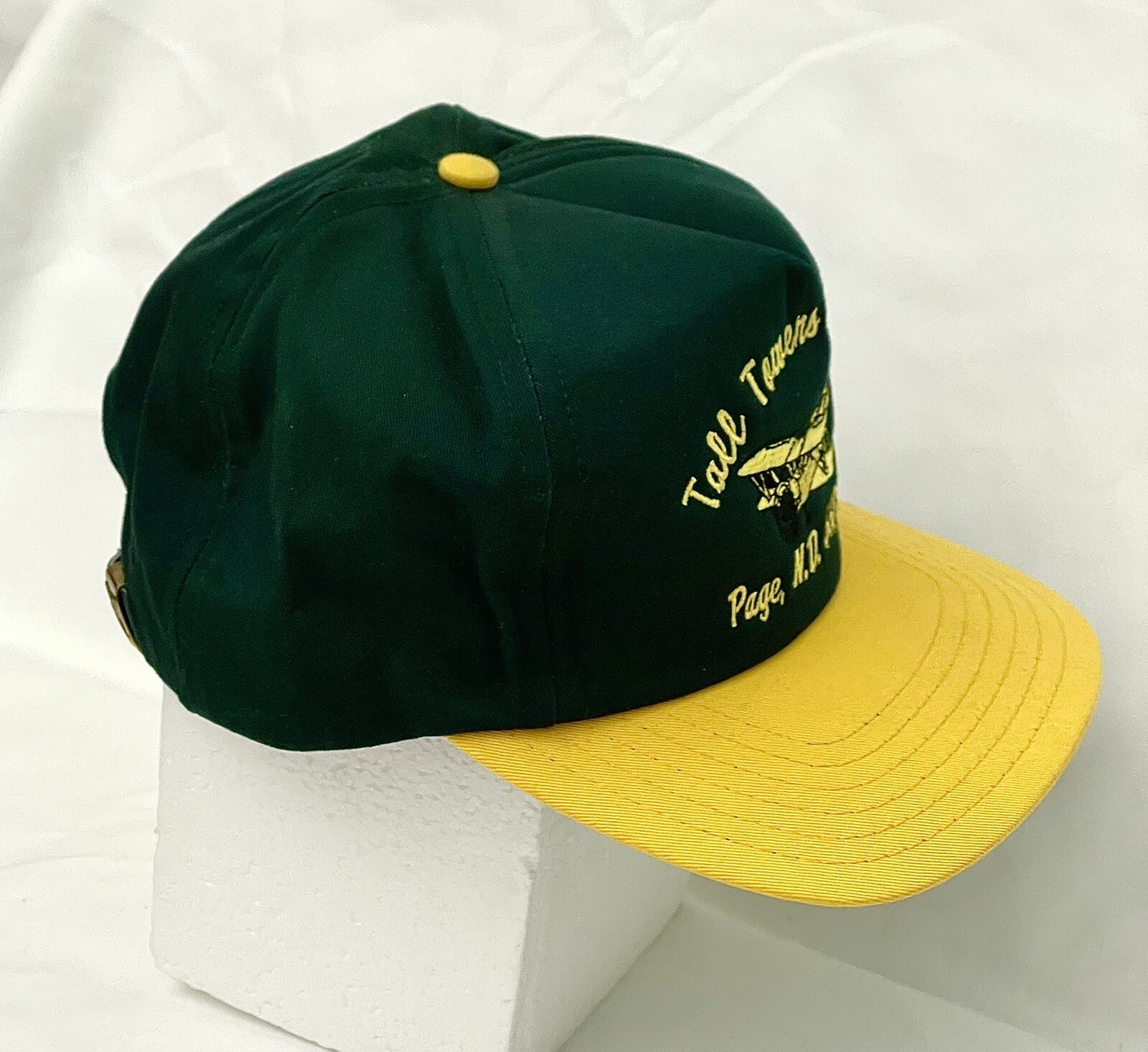 Vintage Tall Towers Aviation Truckers Hat/Cap Biplane… - Gem