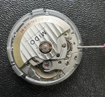 Original Mido 80 ETA C07-611 Automatic Watch Swiss Movement 80 Hours ...