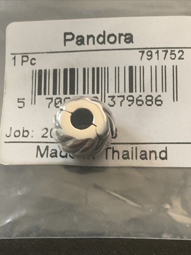 NEW Authentic PANDORA 925 Silver Shiny Polished Feathered Clip Charm ...