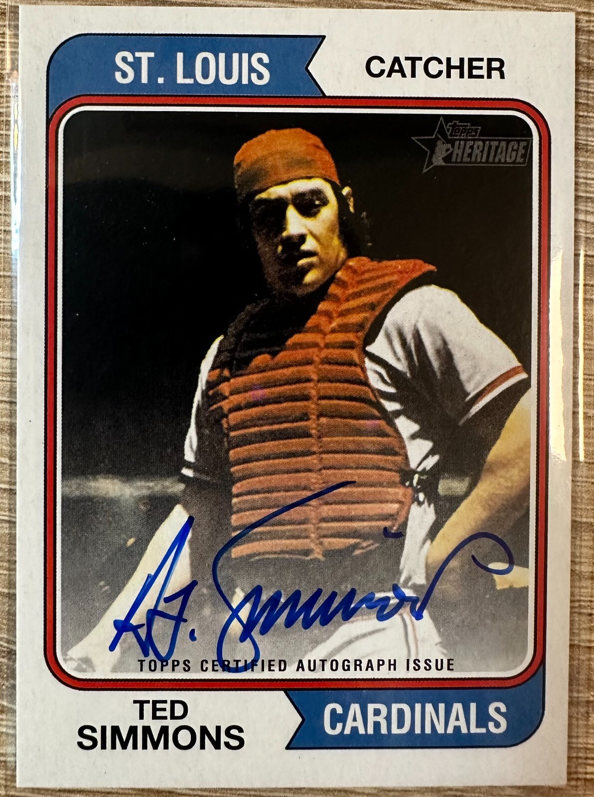 2023 Topps Heritage - Real One Autographs #ROA-TSS Ted Simmons, Ted ...