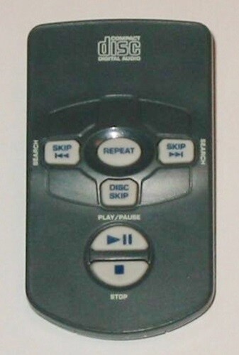 COMPACT DISC Digital Audio REMOTE Control CD Skip Play Pause Small Gray ...