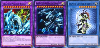 Dragon Master Knight Fusion: Black Luster Soldier+ Blue-Eyes Ultimate ...