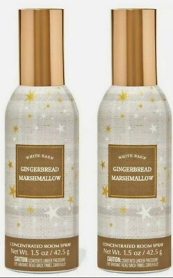 Bath & Body Works GINGERBREAD MARSHMALLOW Fragrance ROOM SPRAY Air ...