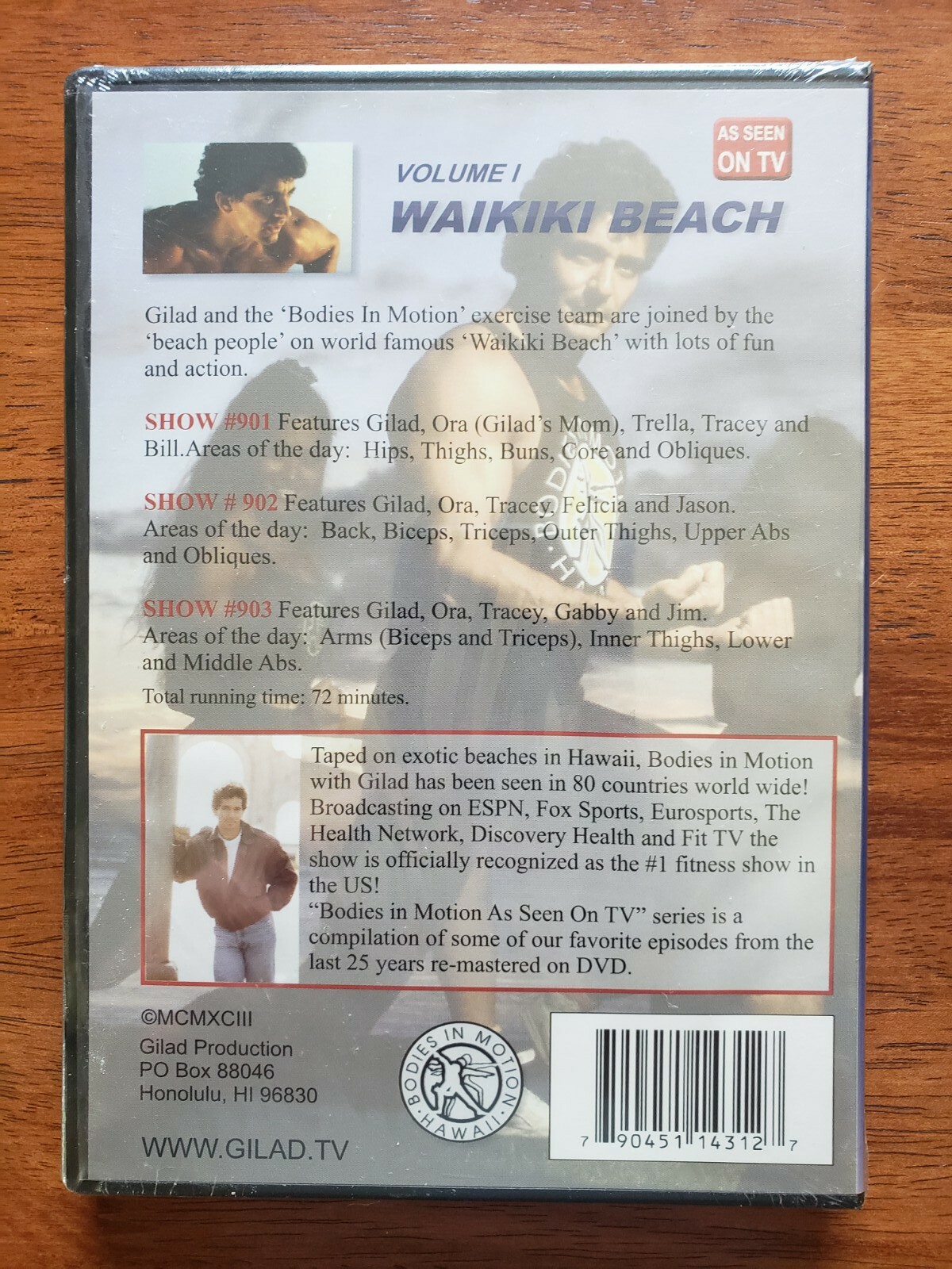Gilad: Bodies in Motion Waikiki Beach Workout (DVD) for sale online | eBay