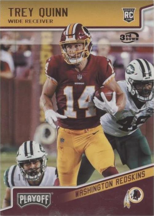 2018 Panini Playoff - Rookies Trey Quinn #293 3rd Down /25 (RC) for ...