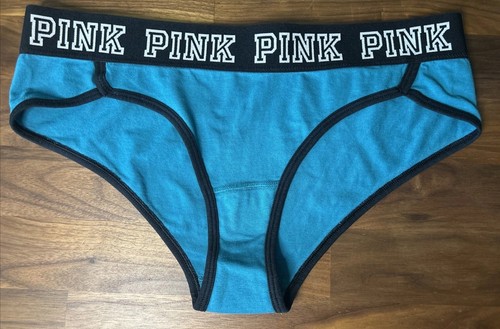 Victorias Secret PINK Extra Low Rise Hipster Med Logo Band Boy Cut ...