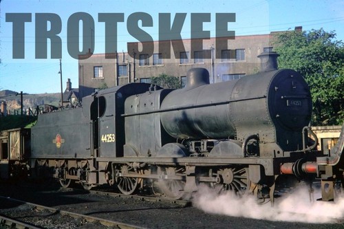 35mm Slide BR British Railways Steam Loco 44253 Class 4F Perth 1962 ...