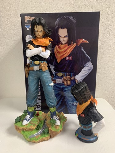 TOP STATUE Figurine ANDROID 17 DRAGON BALL DBZ neuve 29 cm QUALITE | eBay