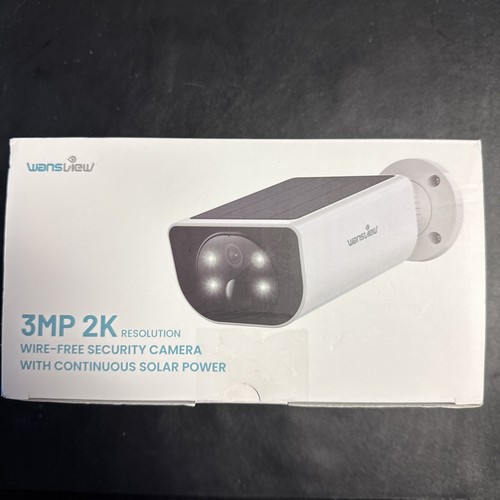 Wansview 2K 3MP Wireless Solar Security Camera Outdoor Wifi Home AI ...