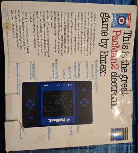 Entex PacMan 2 Vintage Electronic Game - CIB | eBay