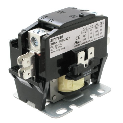 American Zettler XMCK-40D024DZ 40 Amp SPST N.O. Contactor, 24VAC Coil ...