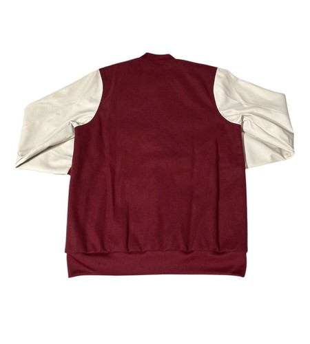 Adidas Originals Trefoil Collegiate Varsity Jacket Maroon Burgundy ...